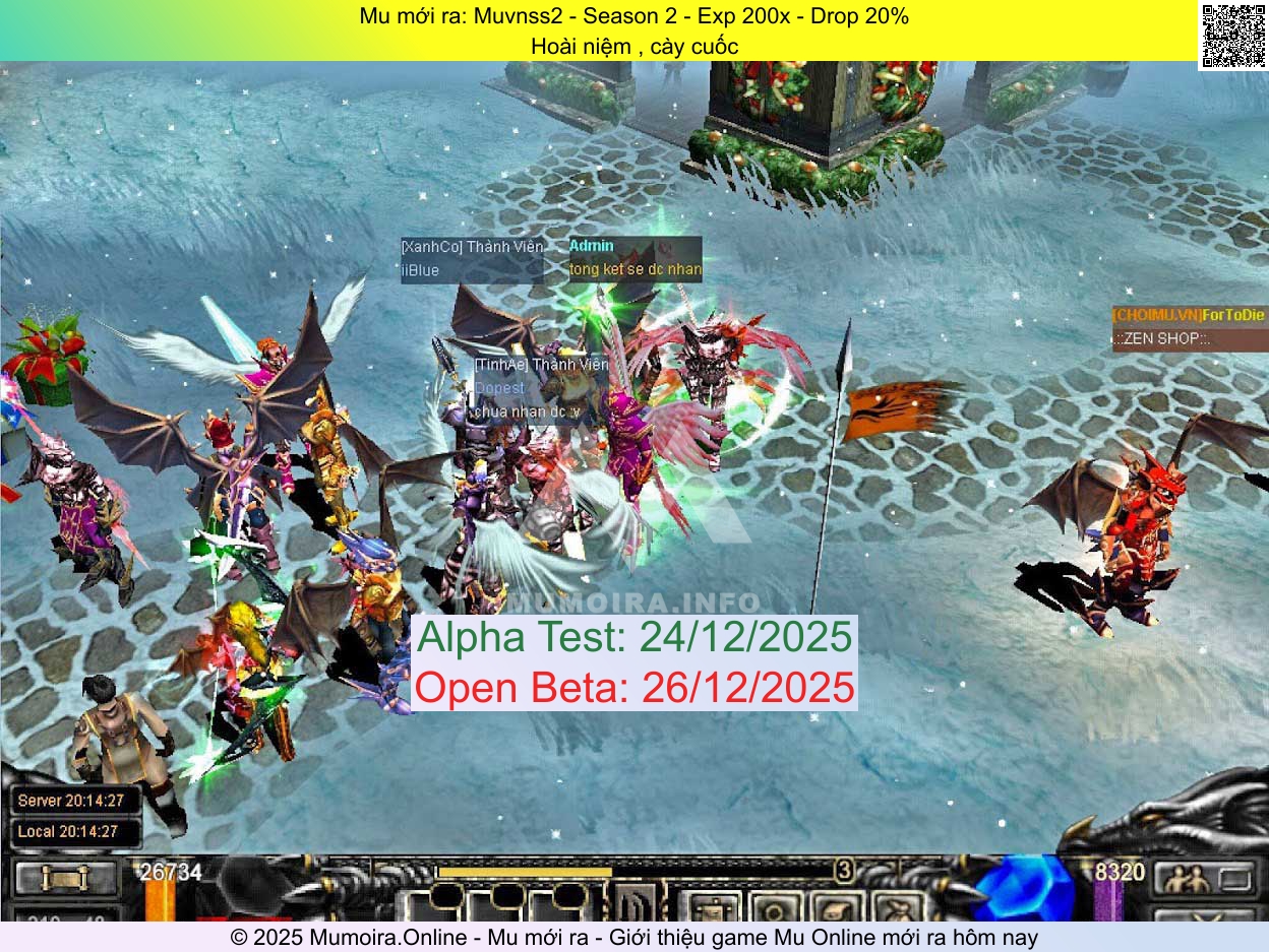 Muvnss2, Mu SS2 mới ra, Mu test tháng 12 2025 - Muvnss2.com